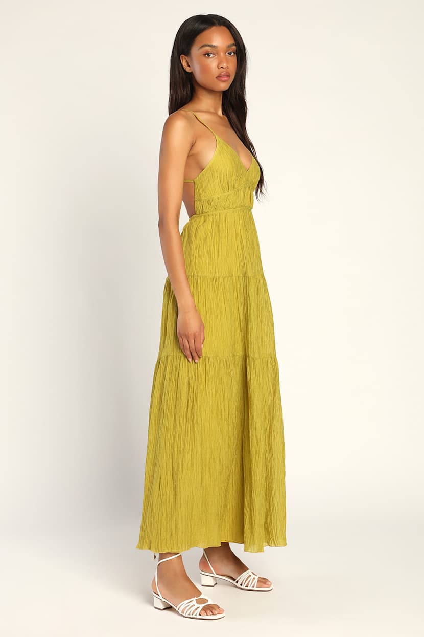 Chartreuse Maxi Dress