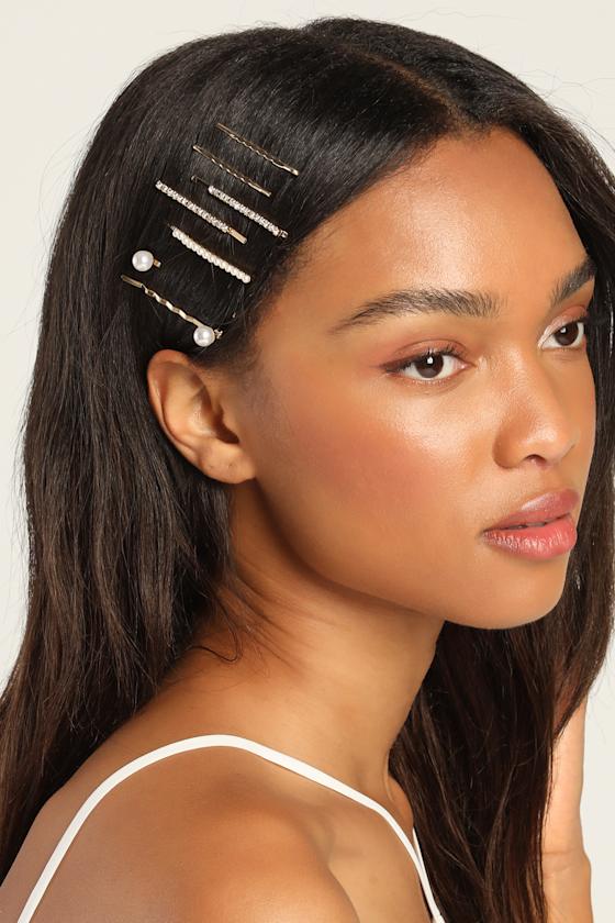Gold Bobby Pins - Rhinestone Bobby Pins - Pearl Bobby Pins - Lulus