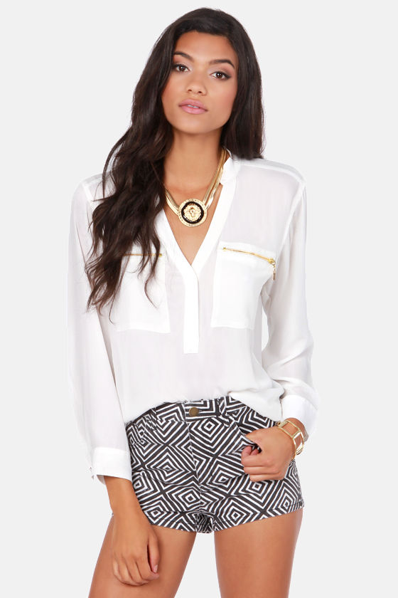 Billabong Memory Geo Shorts Black And White Shorts Geometric Print