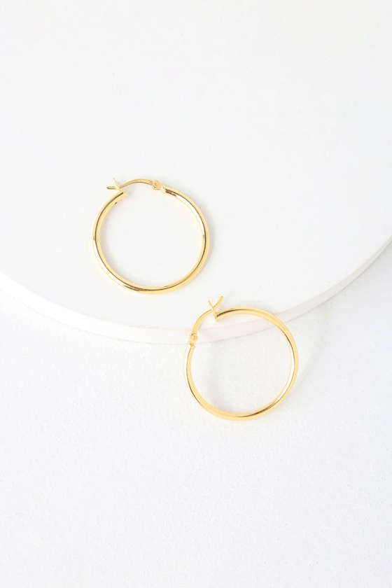 Cute Gold Hoop Earrings - Mini Gold Hoops - Small Hoops - Lulus