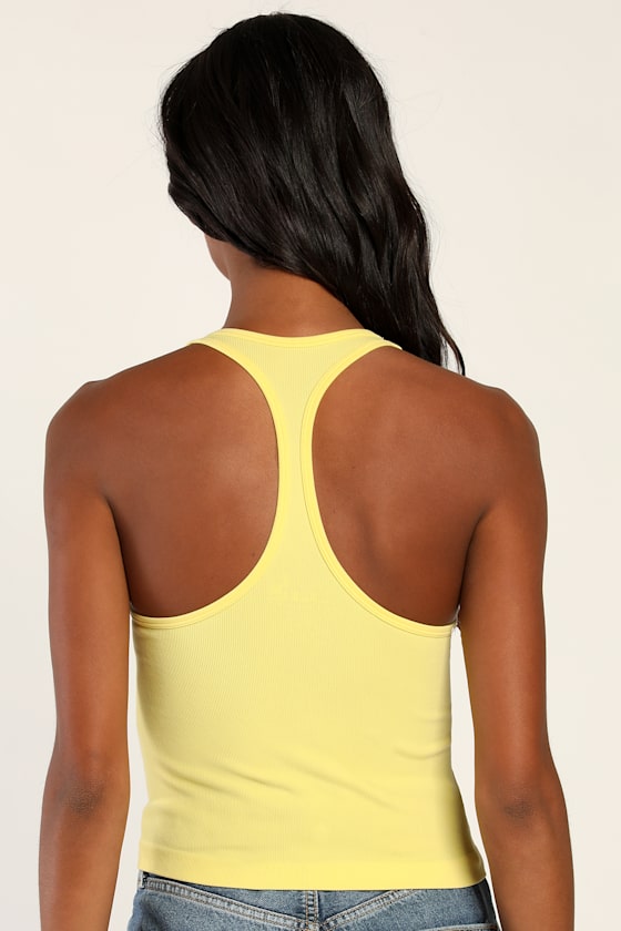 Free People Hayley - Bright Yellow Top - Racerback Brami Top - Lulus
