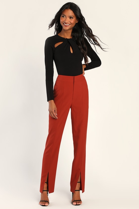 Cute Black Bodysuit Long Sleeve Bodysuit Cutout Top Lulus