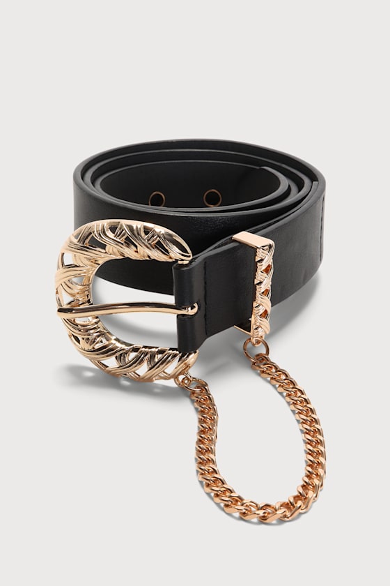 Petit Moments Drop Chain Belt - Chain Belt - Chunky Belt - Lulus