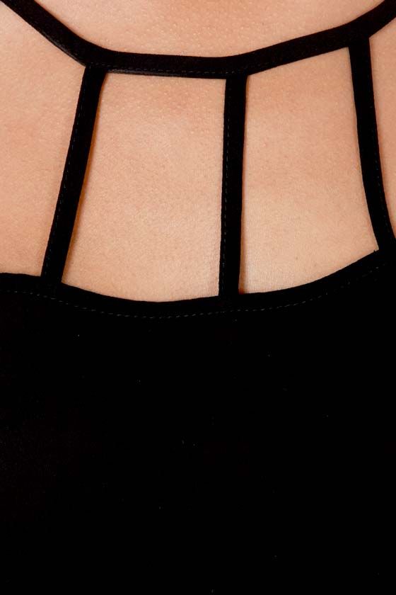 Sexy Strappy Top - Black Top - Cage Top - $32.00