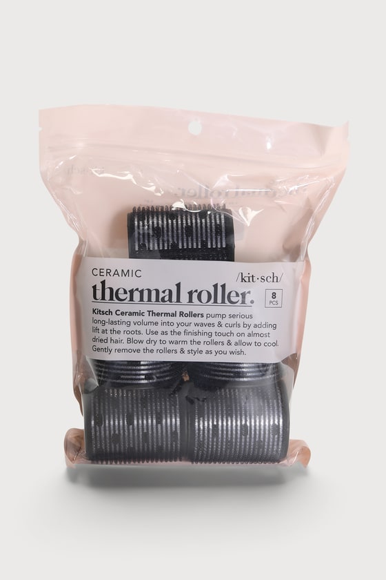 Kitsch Hair Rollers Ceramic Hair Rollers Black Hair Rollers Lulus