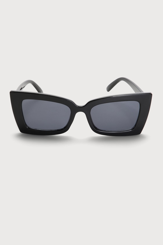 Cute Cat Eye Sunglasses Black Sunglasses Womens Sunglasses Lulus