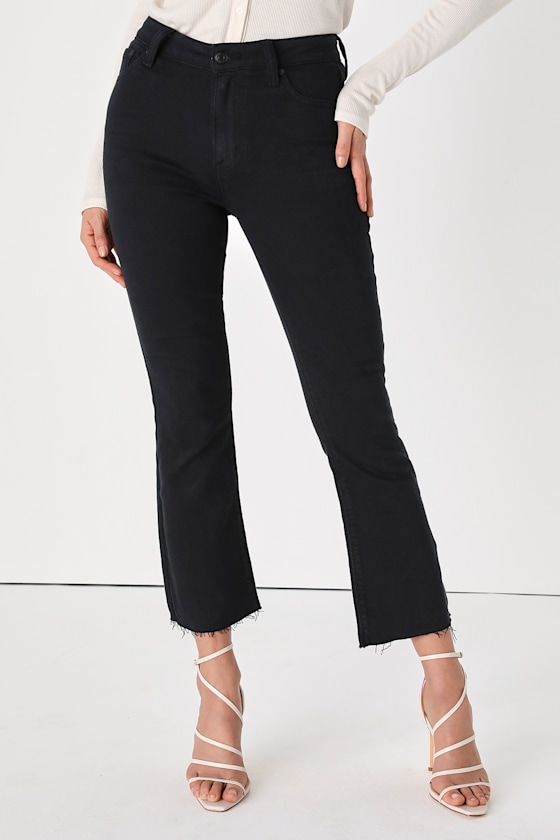 Eunina Emery - Black Jeans - High Rise Jeans - Bootcut Jean - Lulus
