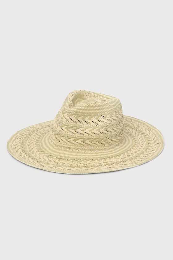Billabong Pick A Straw Hat - Woven Straw Fedora Hat - Straw Hat - Lulus