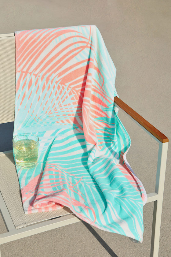 Slowtide Hala - Printed Beach Towel - Tropical Print Towel - Lulus