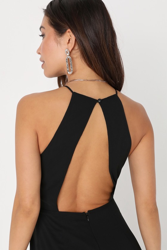 Black Maxi Dress - Backless Maxi Dress - Backless Gown - Lulus