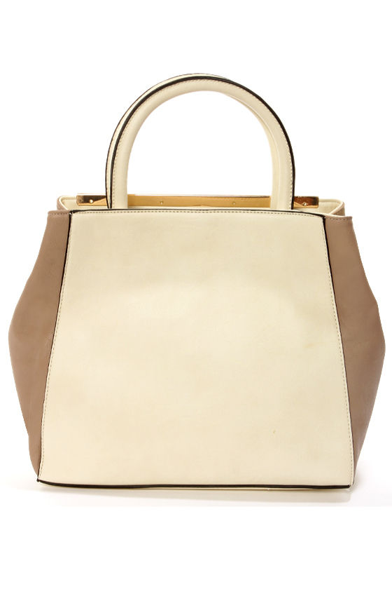 Cute Ivory Tote - Ivory Purse - Vegan Purse - $55.00 - Lulus