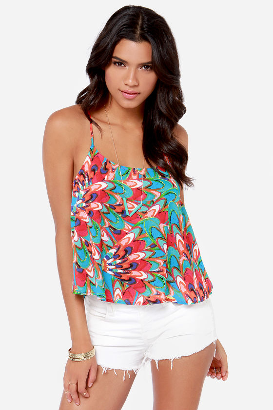 Cute Print Top - Tank Top - Cami Top - $31.00 - Lulus