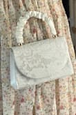 Ivory Lace Handbag - Mini Handbag - Novelty Handbag - Handbag - Lulus