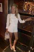 Sexy White Romper - Backless Romper - Long Sleeve Romper - $54.00