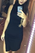 Chic Bodycon Dress - Black Dress - Turtleneck Dress - Sleeveless Dress ...