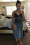 Chic Dark Green Velvet Dress - Velvet Bodycon Wrap Dress