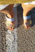 Cool Color Changing Sandals - Fuchsia Sandals - Flat Sandals